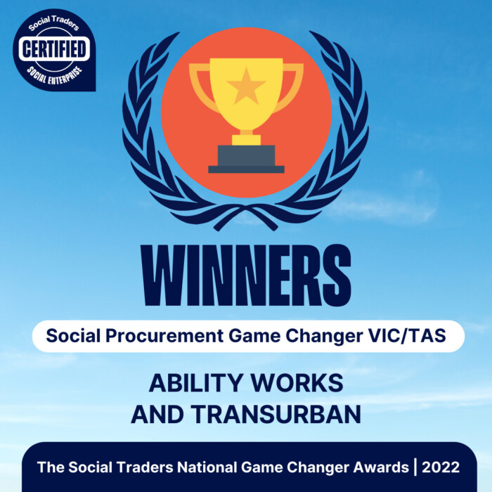 Social Traders Social Procurement Game Changer Award 2022 Winners - Vic ...