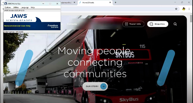 Improving website accessibility for Kinetic Buses - Ability Works